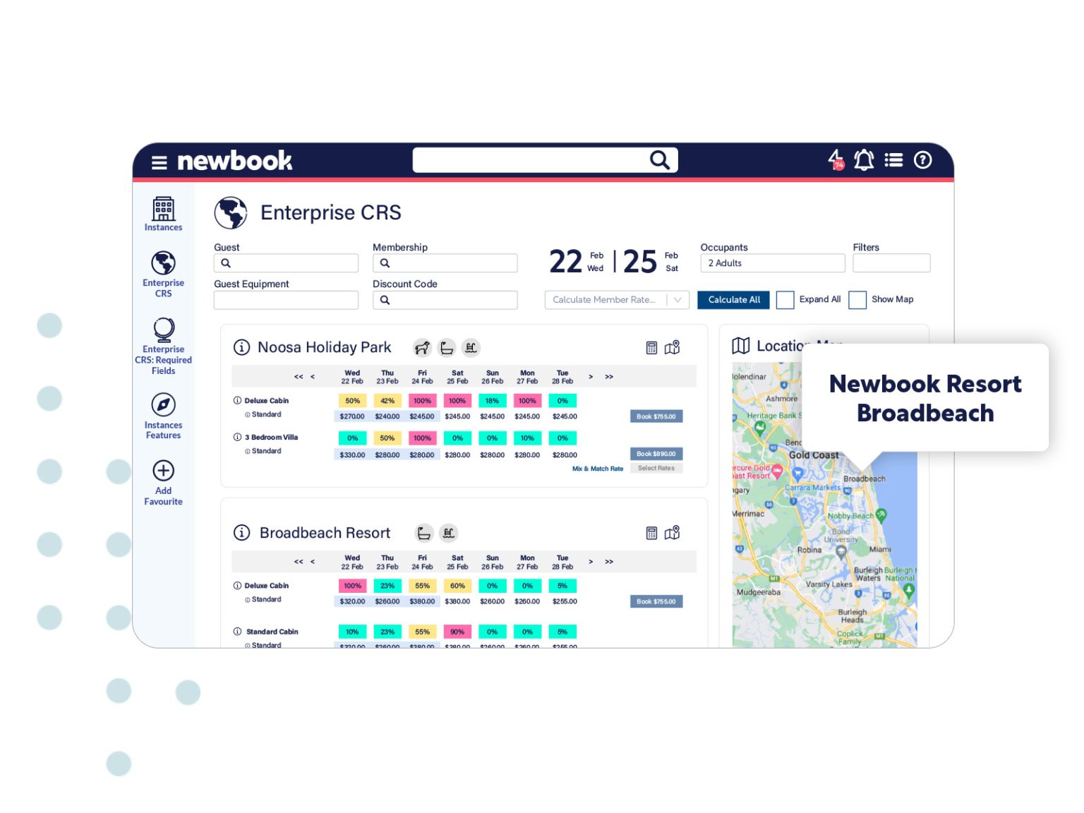 Central Reservations System (CRS) | Newbook