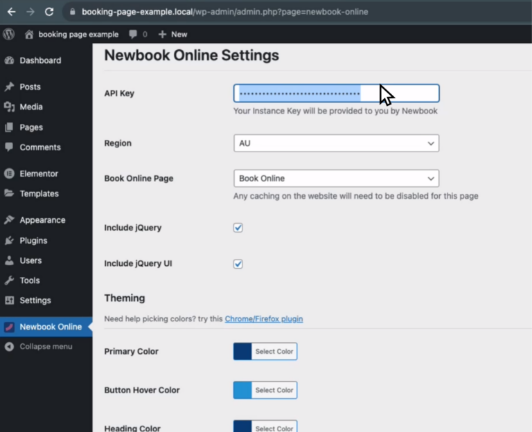 Newbook | Wordpress Plugin